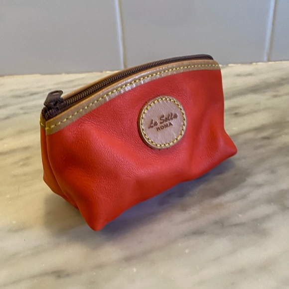 La Sella Roma | Bags | La Sella Roma Leather Pouch | Poshmark